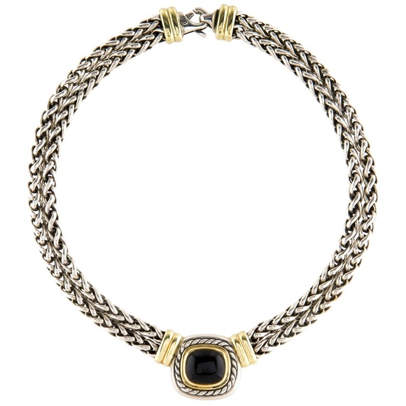David Yurman | Jewelry | David Yurman Onyx Double Wheat Station ...